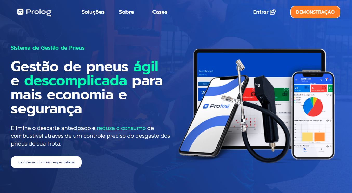 Sistema de gestão de pneus para frotas│ Prolog App